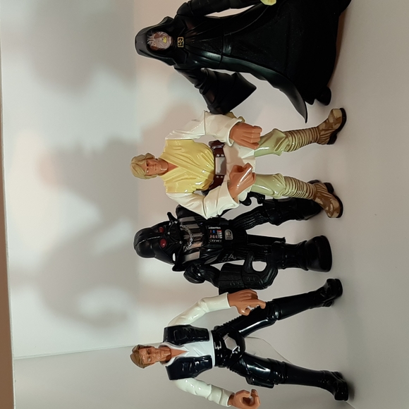 Hasbro | Toys | Star Wars Lot Of 4 Plastic Characters About 7 Tall Luke ...